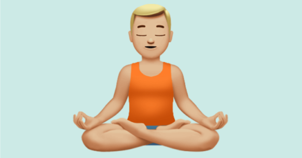 Meditating Emoticon